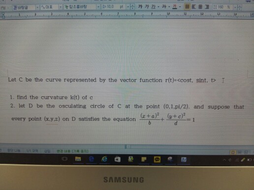 Solved Let C be the curve represented by the vector function | Chegg.com
