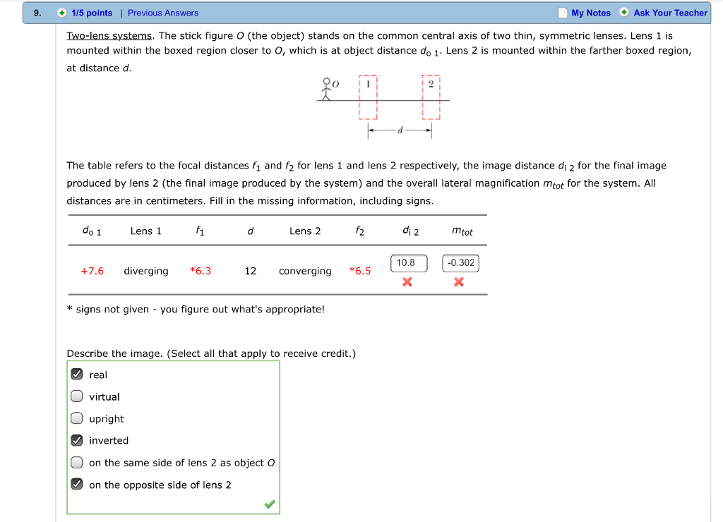 Solved 9. 1/5 points| Previous Answers My Notes Ask Your | Chegg.com