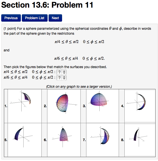 Solved For A Sphere Parameterized Using The Spherical Coo