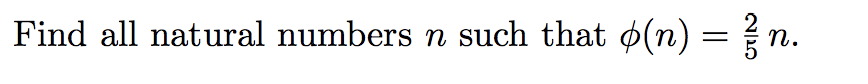 Solved Find all natural numbers n such that φ(n)- n | Chegg.com
