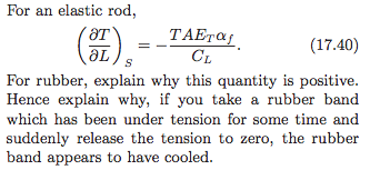 Solved For an elastic rod, (partial differential T/partial | Chegg.com