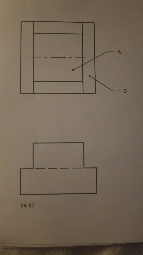 Solved ws te orthographic views are given. Complete the | Chegg.com