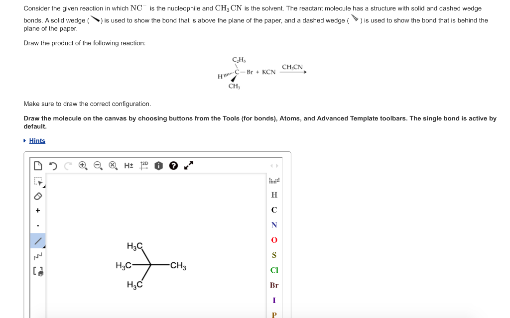 Consider the given reaction in which NC is the | Chegg.com