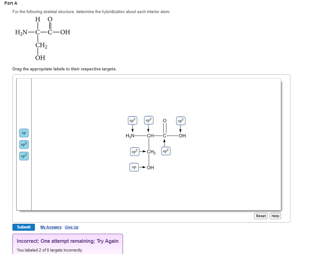 Solved Part A For The Following Skeletal Structure 2238
