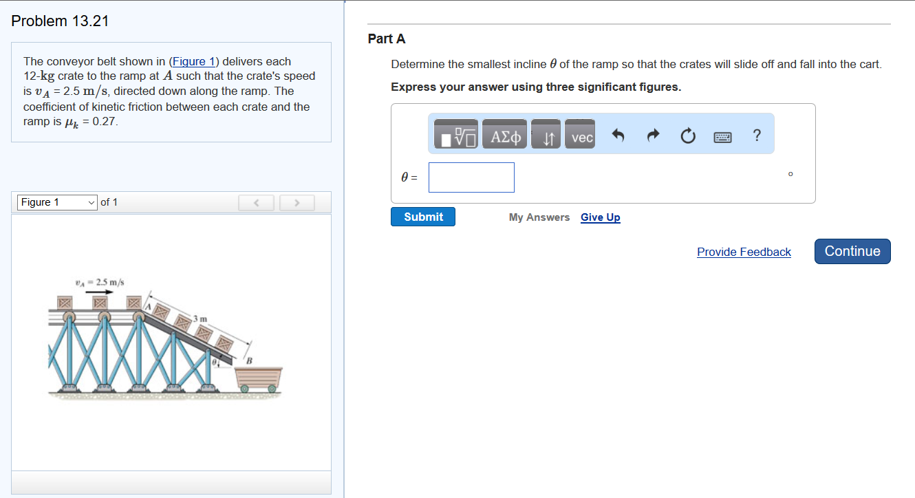 Solved The conveyor belt shown in (Figure 1) delivers each | Chegg.com