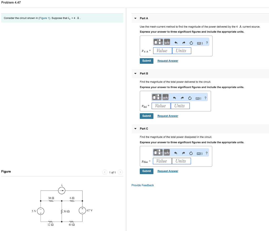 Solved Problem 4.47 Consider the circuit shown in (Figure | Chegg.com