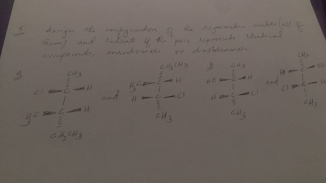 Solved Assign the configuration of the asymmetric center | Chegg.com