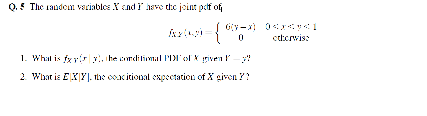 Solved 5 Topics Covariance And Correlation Sum Of