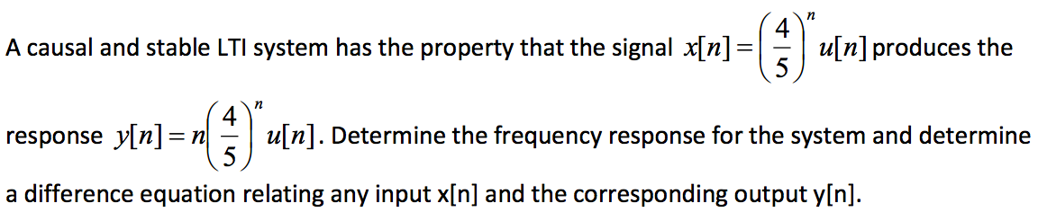 Solved A causal and stable LTI system has the property that | Chegg.com