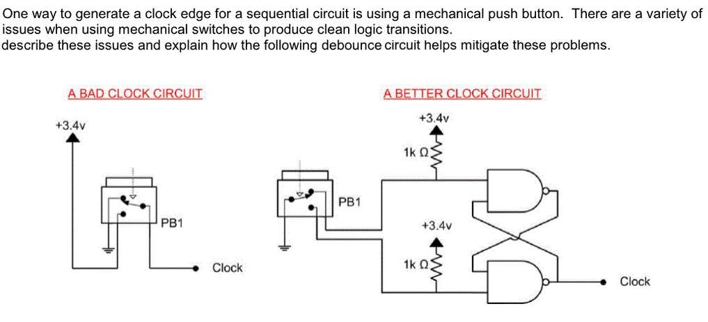 Solved One way to generate a clock edge for a sequential | Chegg.com