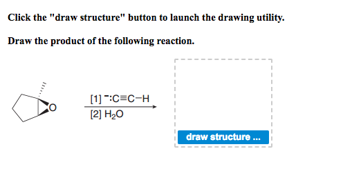 Solved Click the "draw structure" button to launch the | Chegg.com