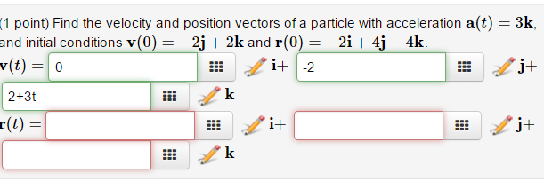 Solved Find the velocity and position vectors of a particle | Chegg.com