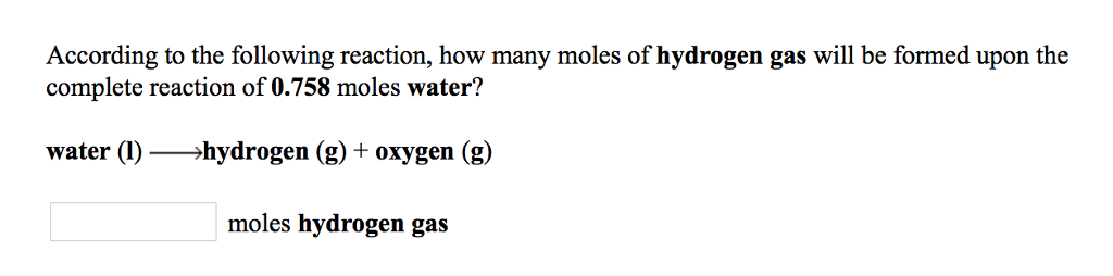 Solved According to the following reaction, how many moles | Chegg.com