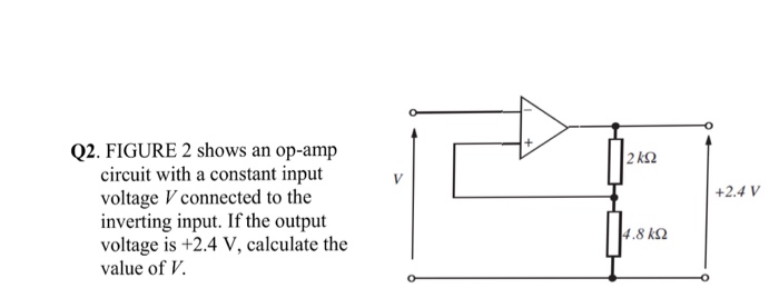 Solved FIGURE 2 shows an op-amp circuit with a constant | Chegg.com