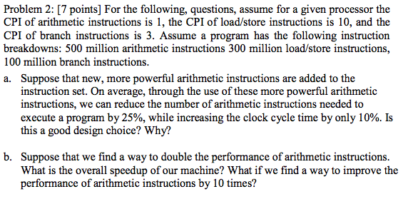 Solved For the following, questions, assume for a given | Chegg.com