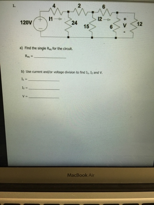 Solved Find the single Req, for the circuit. Req = Use | Chegg.com