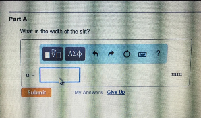 Solved parallel light rays with a wavelength of 610 fall on | Chegg.com