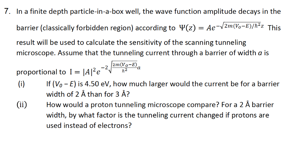 Solved In a finite depth particle-in-a-box well, the wave | Chegg.com