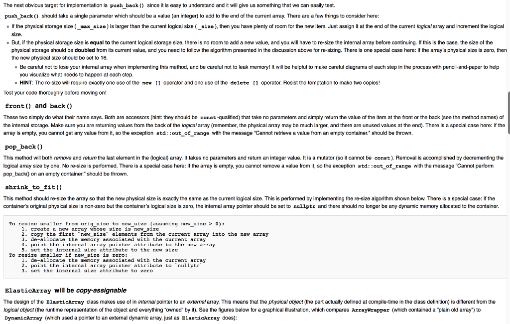 a c++ problem here is DynamicArray.cpp | Chegg.com