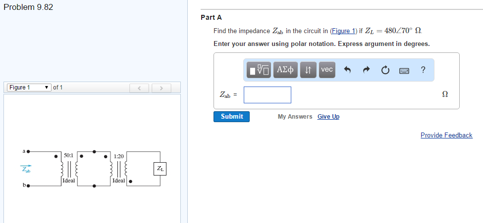 Solved Find the impedance Z_ab in the circuit in (Figure | Chegg.com