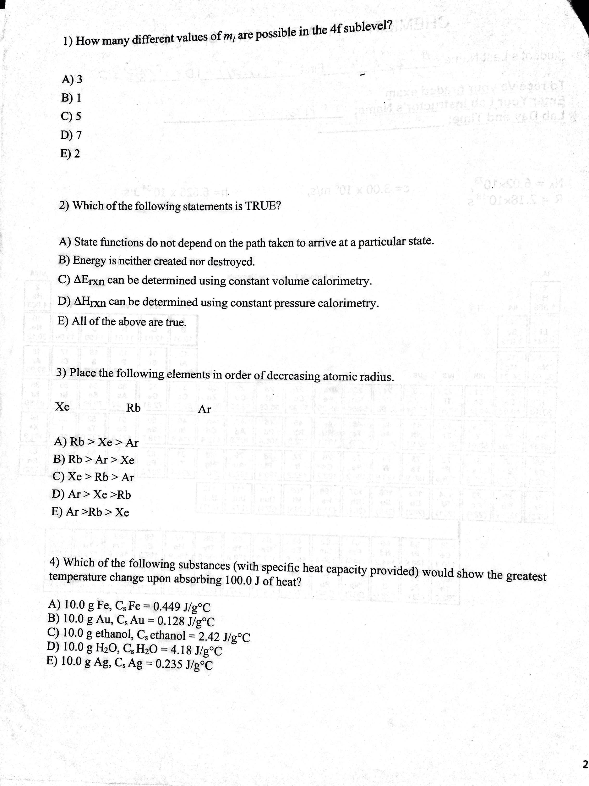 Solved How many different values of m_1 are possible in the | Chegg.com