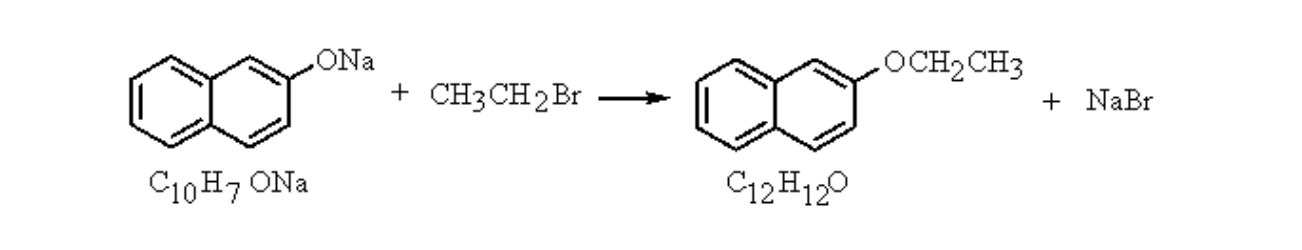 Solved The production of 2-ethoxynaphthalene (C12H12O), an | Chegg.com