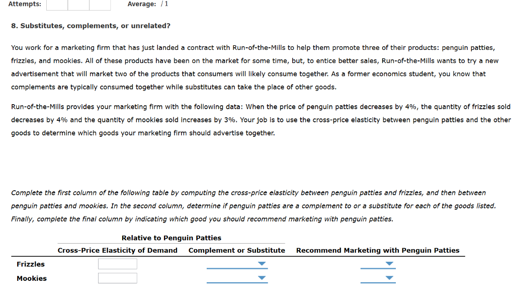 Solved Attempts: Average: 12 1. Calculating the price | Chegg.com