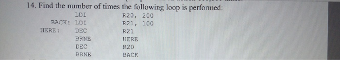 Solved Find the number of times the following loop is | Chegg.com
