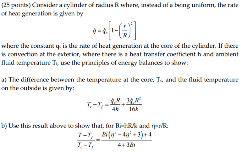 Solved Consider a cylinder of radius R where, instead of a | Chegg.com