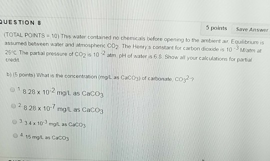 Solved UESTION 8 5 points Save Answer TOTAL POINTS 10) This | Chegg.com Solved UESTION 8 5 points Save Answer TOTAL POINTS 10) This | Chegg.com