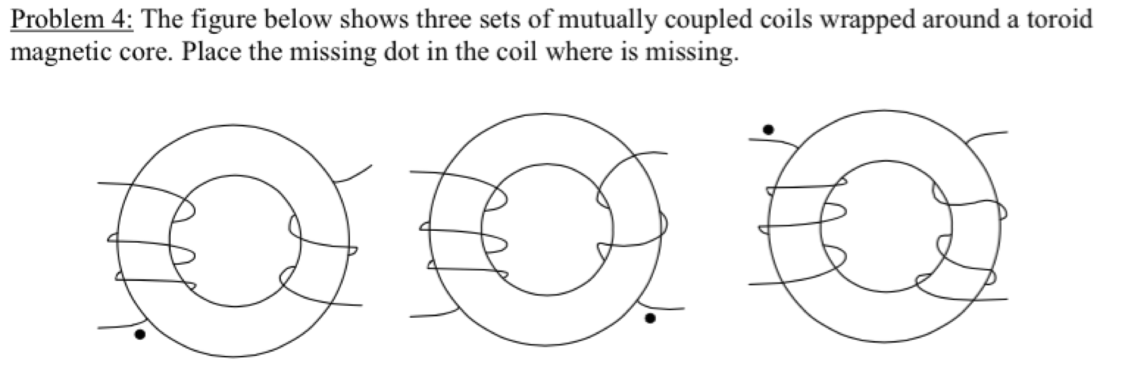 Solved Problem 4: The figure below shows three sets of | Chegg.com