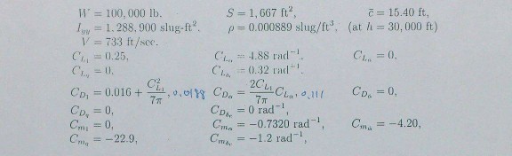 1,667 ft2, S ?= 0.000889 slug/ft. c = 15.40 ft I' | Chegg.com