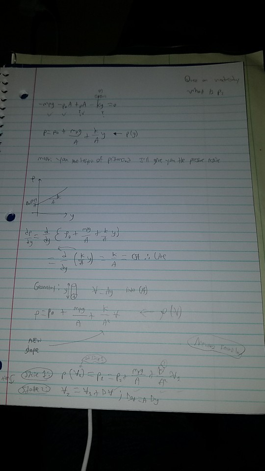 Solved help finding p2 in formula at bottom of page "the | Chegg.com