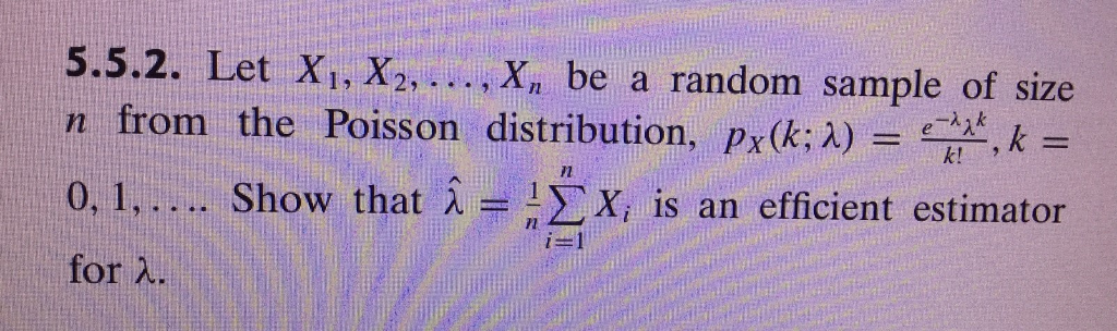 Solved Let X_1, X_2, ..., X_n be a random sample of size n | Chegg.com