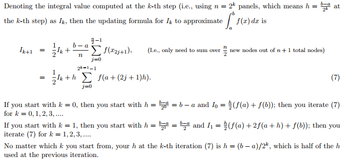 Trapezoidal Sum Formula