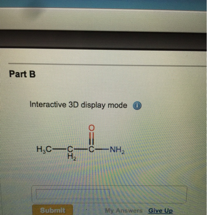 Interactive 3D display mode | Chegg.com