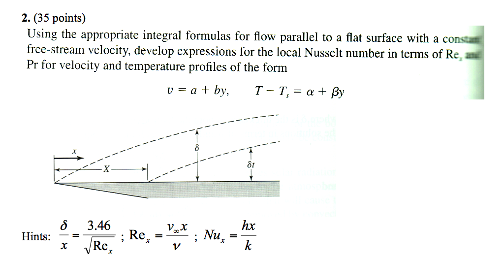 Solved Using the appropriate integral formulas for flow | Chegg.com