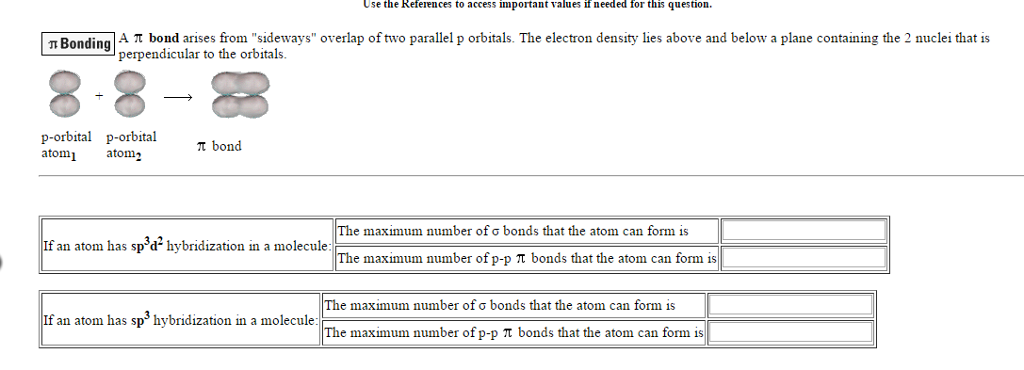 Solved A pi bond arises from "sideways" overlap of two | Chegg.com