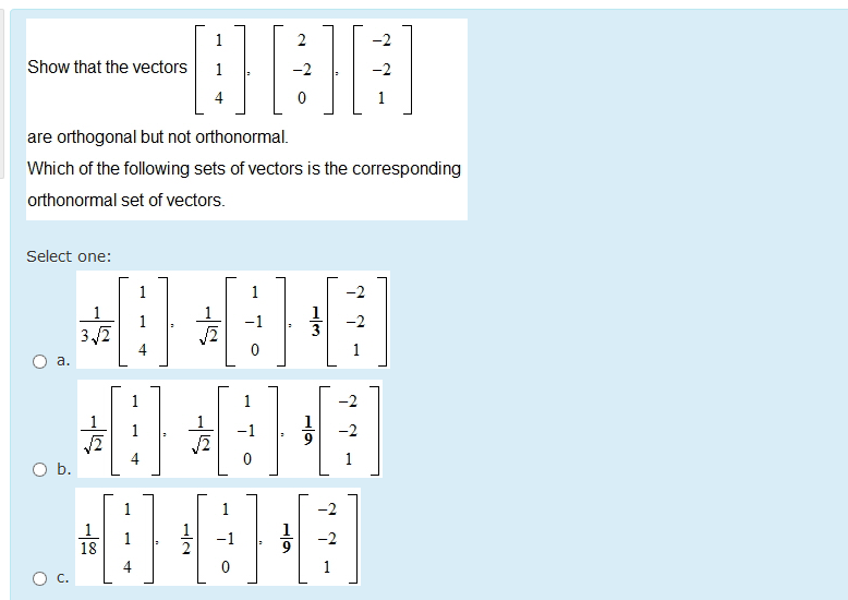 Solved For which values of a and b are the following sets of | Chegg.com