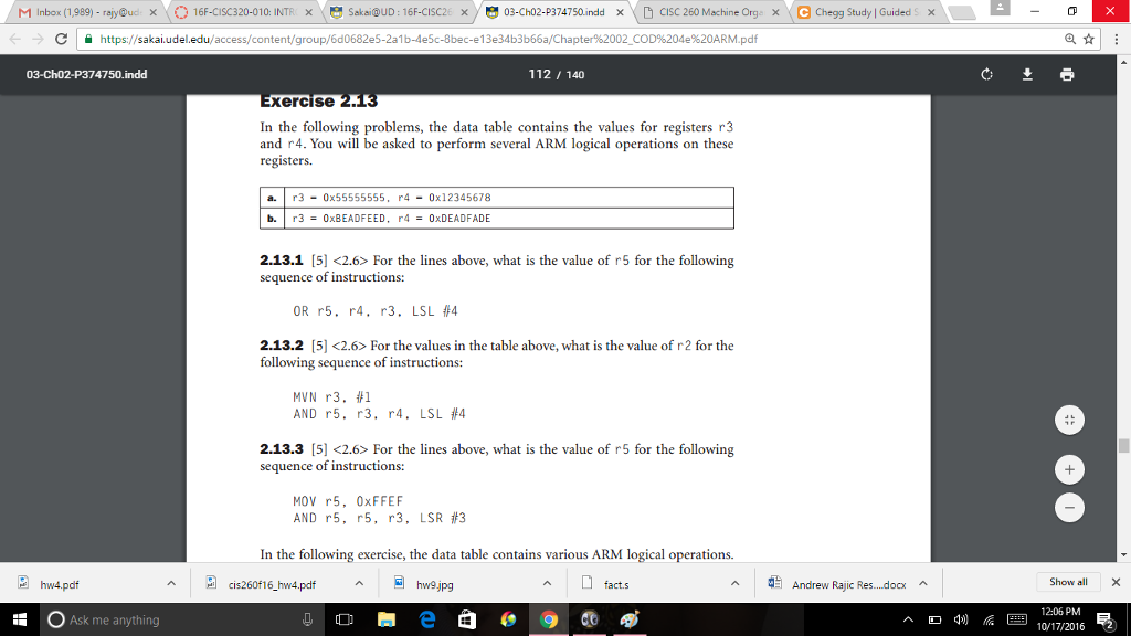 Solved In the following problems, the data table contains | Chegg.com
