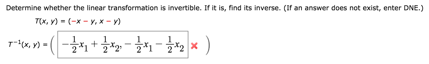 Solved Determine whether the linear transformation is | Chegg.com
