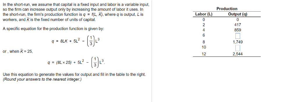Solved Use this equation to generate the values for output | Chegg.com