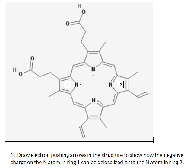 Solved Draw electron pushing arrows in the structure to show | Chegg.com