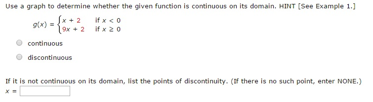 Solved Use a graph to determine whether the given function | Chegg.com