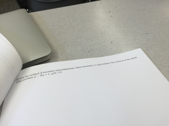 Solved Use the method of successive a approximations, three | Chegg.com