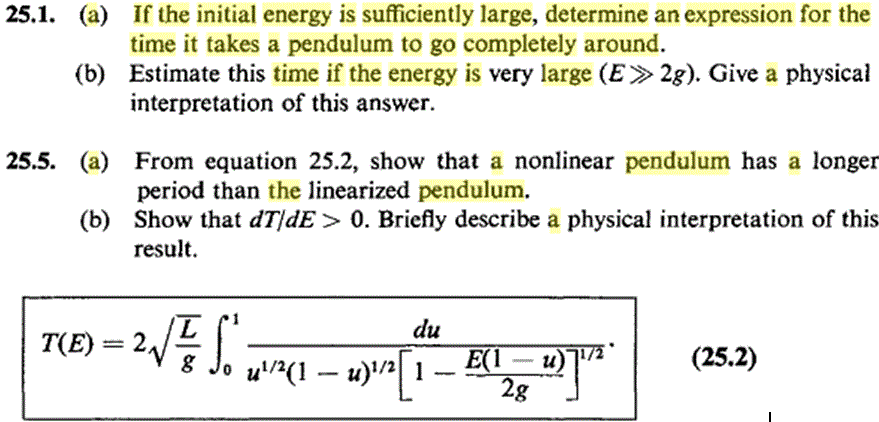 Solved If the initial energy is sufficiently large, | Chegg.com