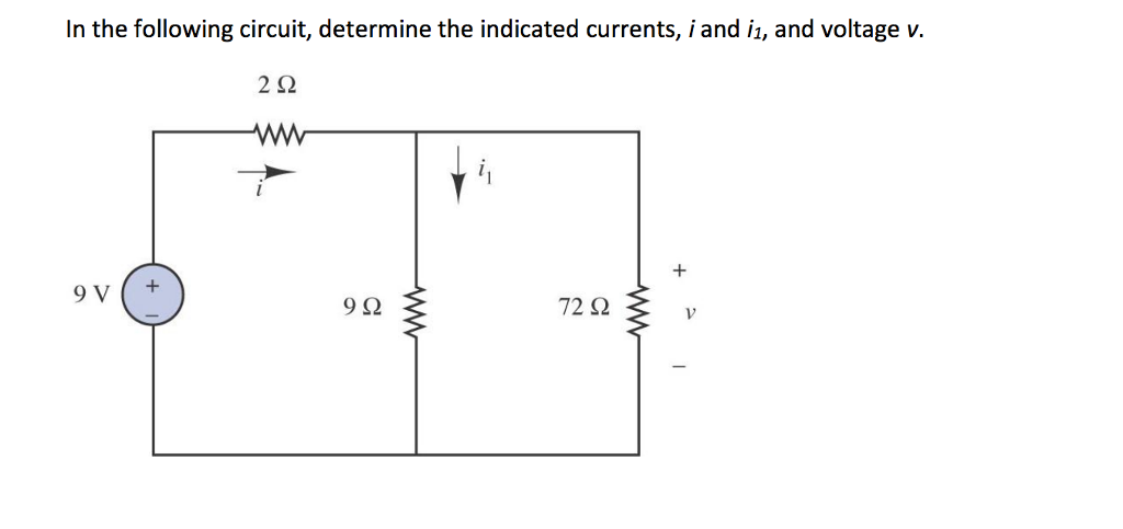 Solved In the following circuit, determine the indicated | Chegg.com