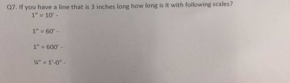 Solved If you have a line that is 3 inches long how long is | Chegg.com