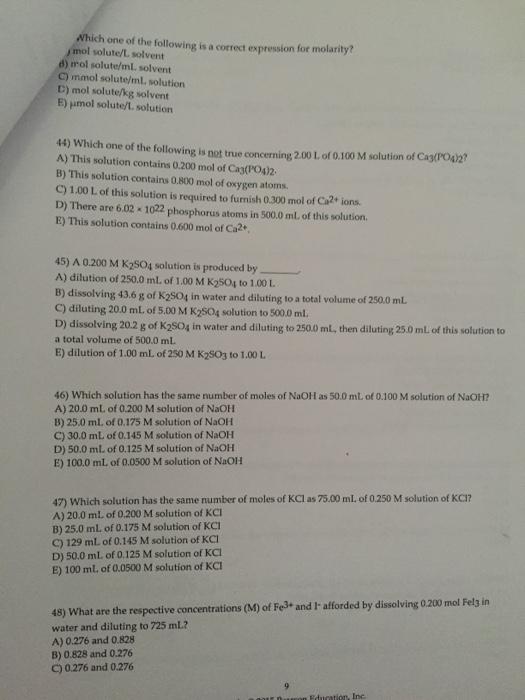 Solved Which one of the following is a correct expression | Chegg.com