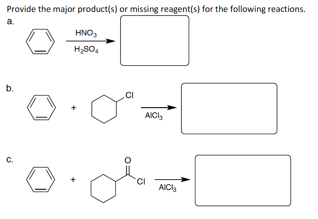 Solved Provide the major product(s) or missing reagent(s) | Chegg.com